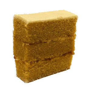 Victoria Sponge Cake Slice – Pistachio & Peach